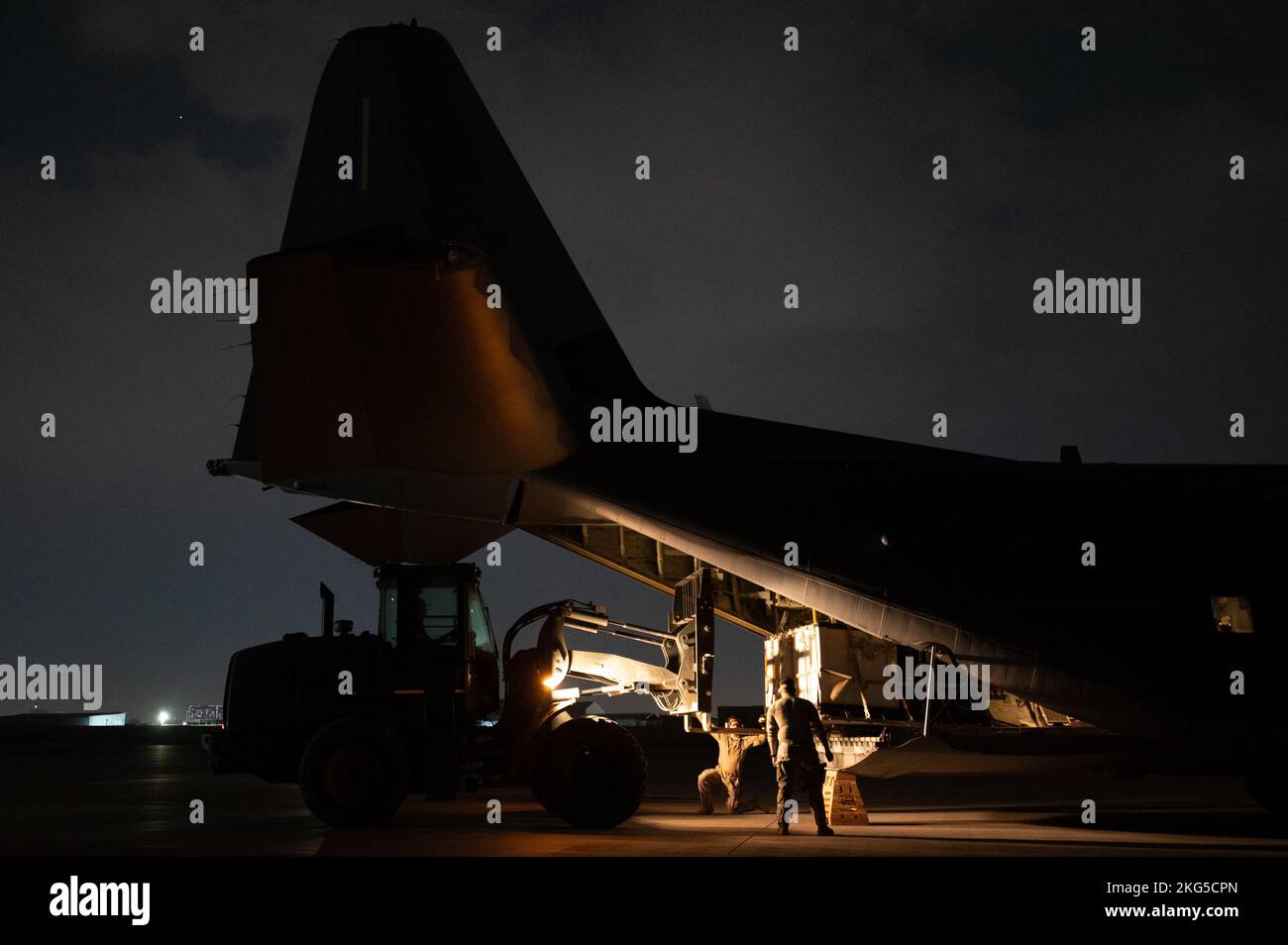 U.S. Air Force aircrew members assigned to the 26th Expeditionary ...