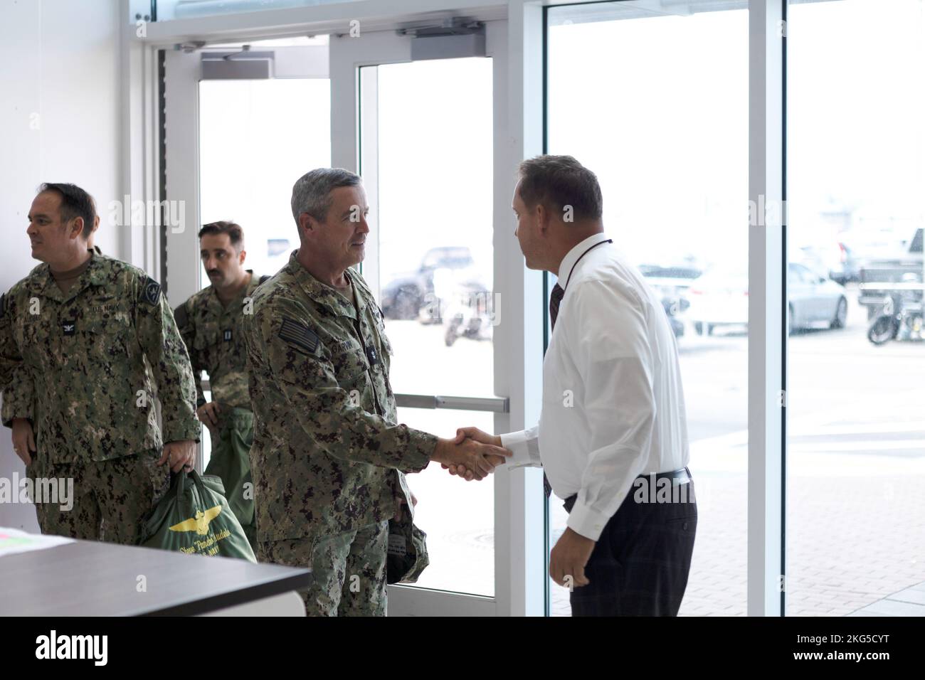 Rear Adm. Pete Garvin, commander, Naval Education and Training Command ...