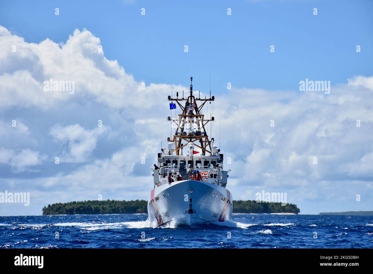 The crew USCGC Oliver Henry (WPC 1140) visit Ulithi Atoll on Oct. 31 ...
