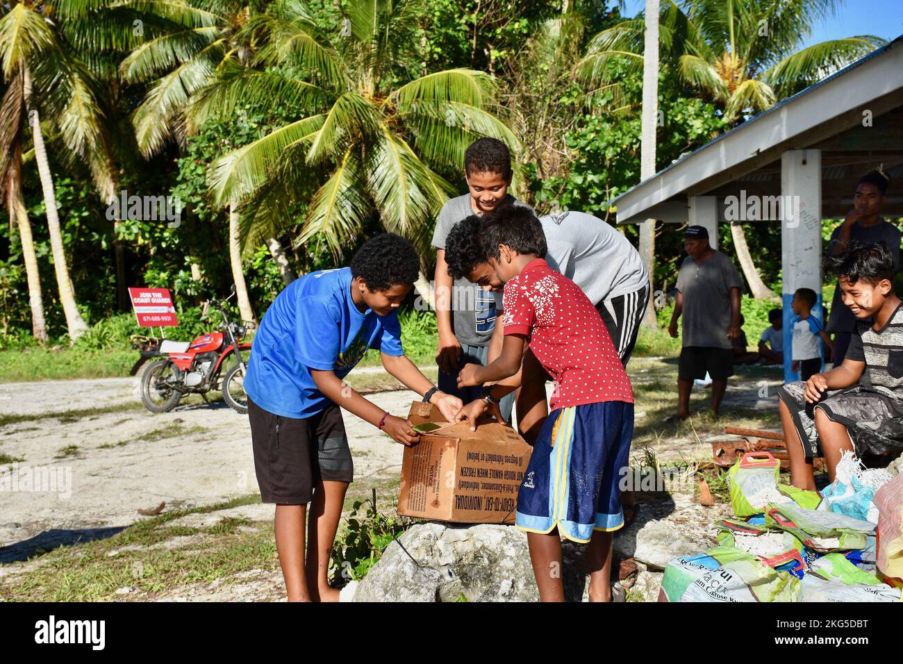 The crew USCGC Oliver Henry (WPC 1140) visit Ulithi Atoll on Oct. 31 ...