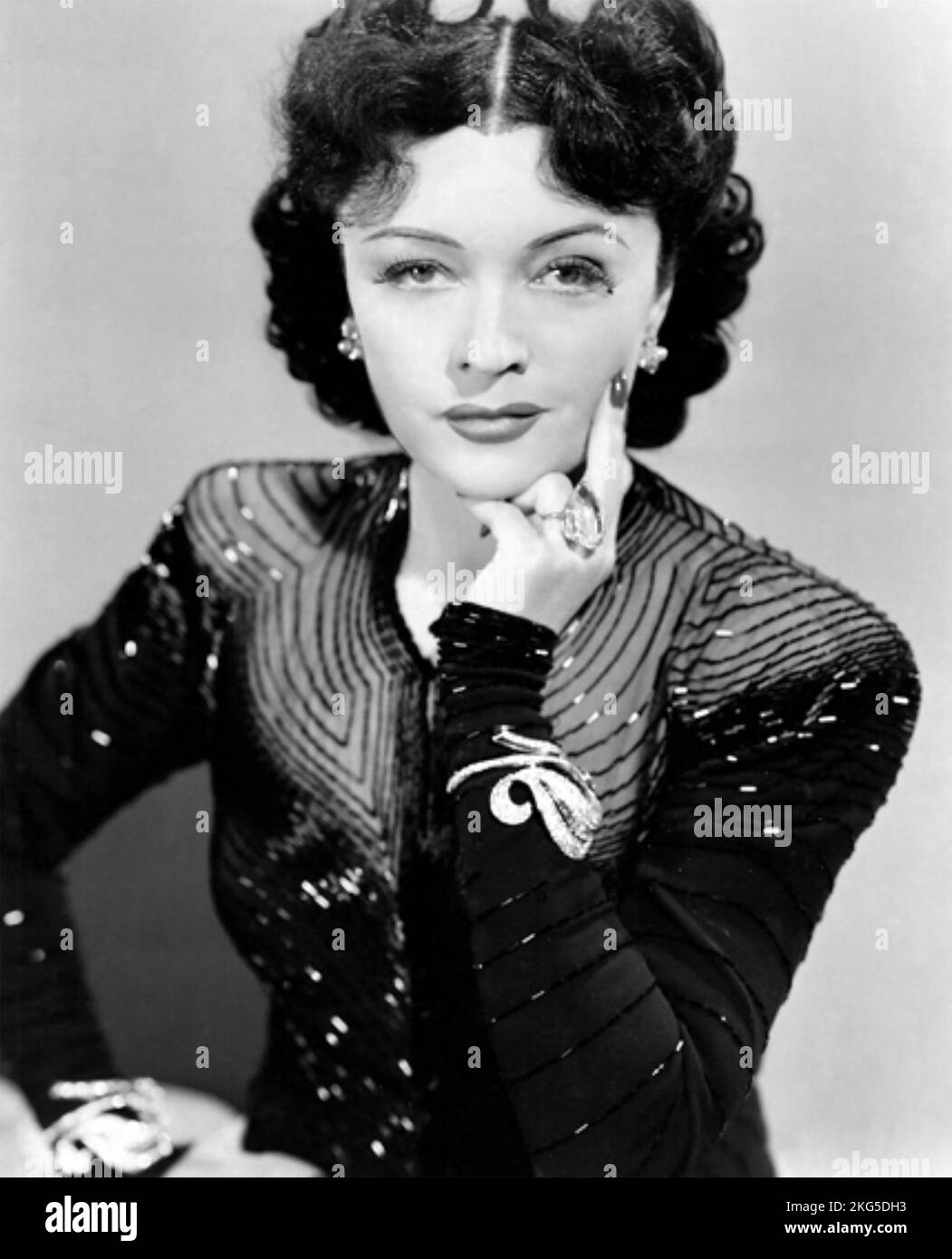 POLA NEGRI (1897-1987) Polish film actress and singer in 1943 Stock ...