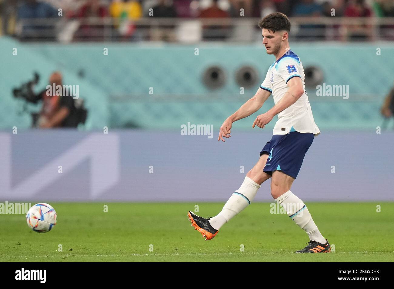 Declan Rice of England during the Qatar 2022 World Cup match, group B ...