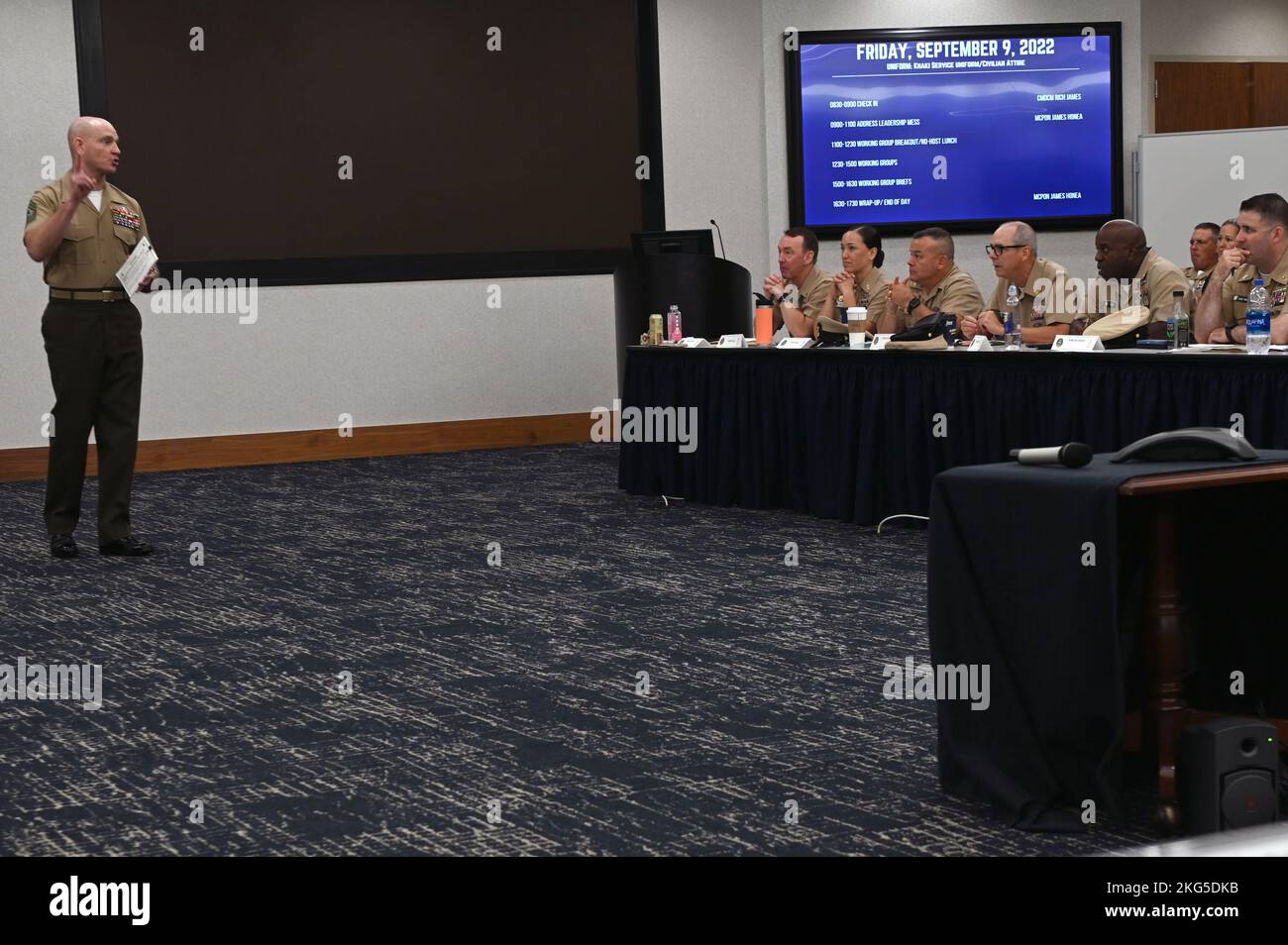 220909-N-UB993-1060 WASHINGTON D.C. (Sept. 9, 2022) Sergeant Major of ...