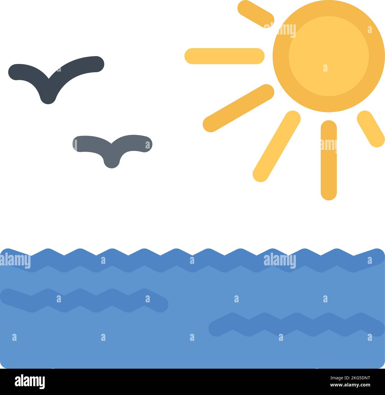 beach and camping icons, sun sea Stock Vector Image & Art - Alamy