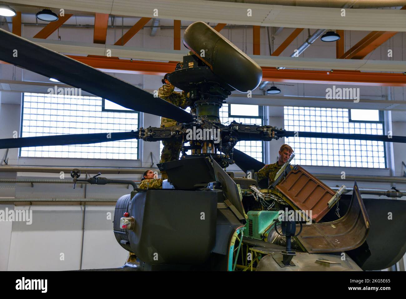 U.S. Soldiers with 1-3rd Attack Battalion (1-3 AB), 12th Combat ...