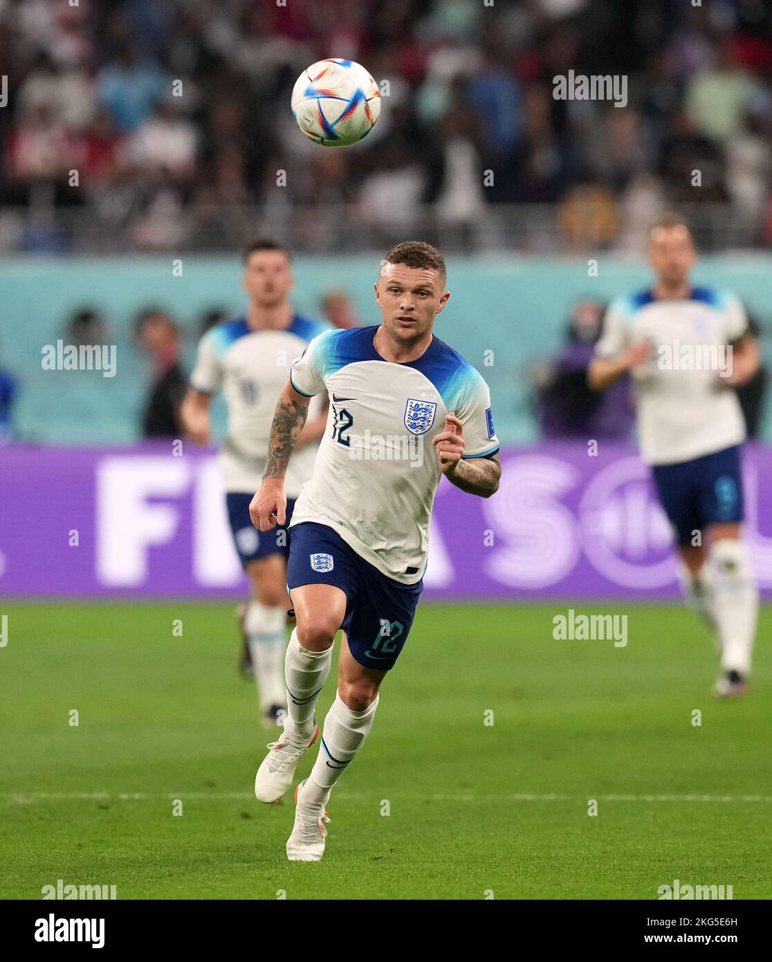 England's Kieran Trippier during the FIFA World Cup Group B match at ...