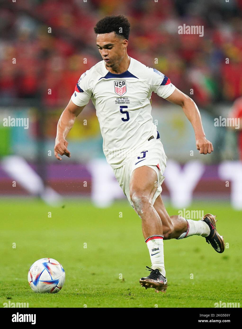 USA's Antonee Robinson during the FIFA World Cup Group B match at the ...