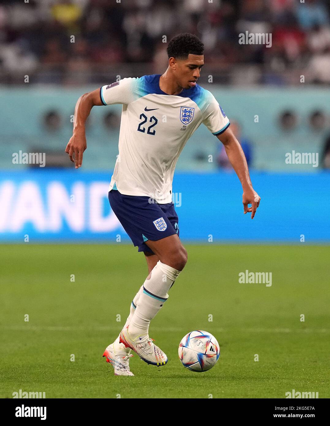 England's Jude Bellingham during the FIFA World Cup Group B match at ...