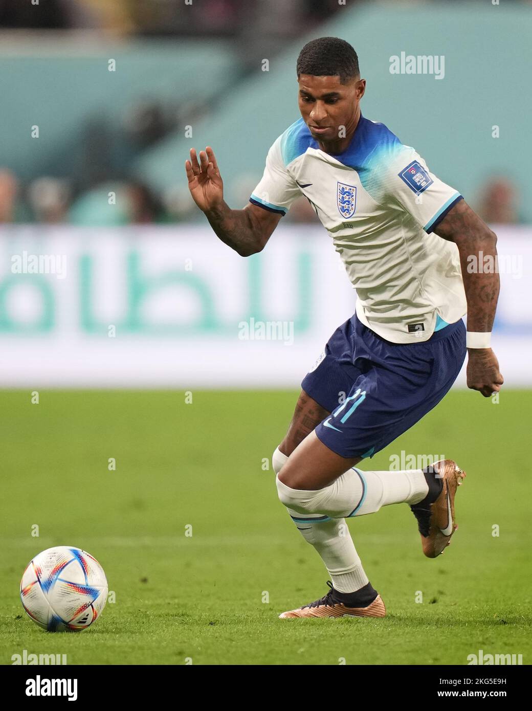 Marcus Rashford of England during the Qatar 2022 World Cup match, group ...