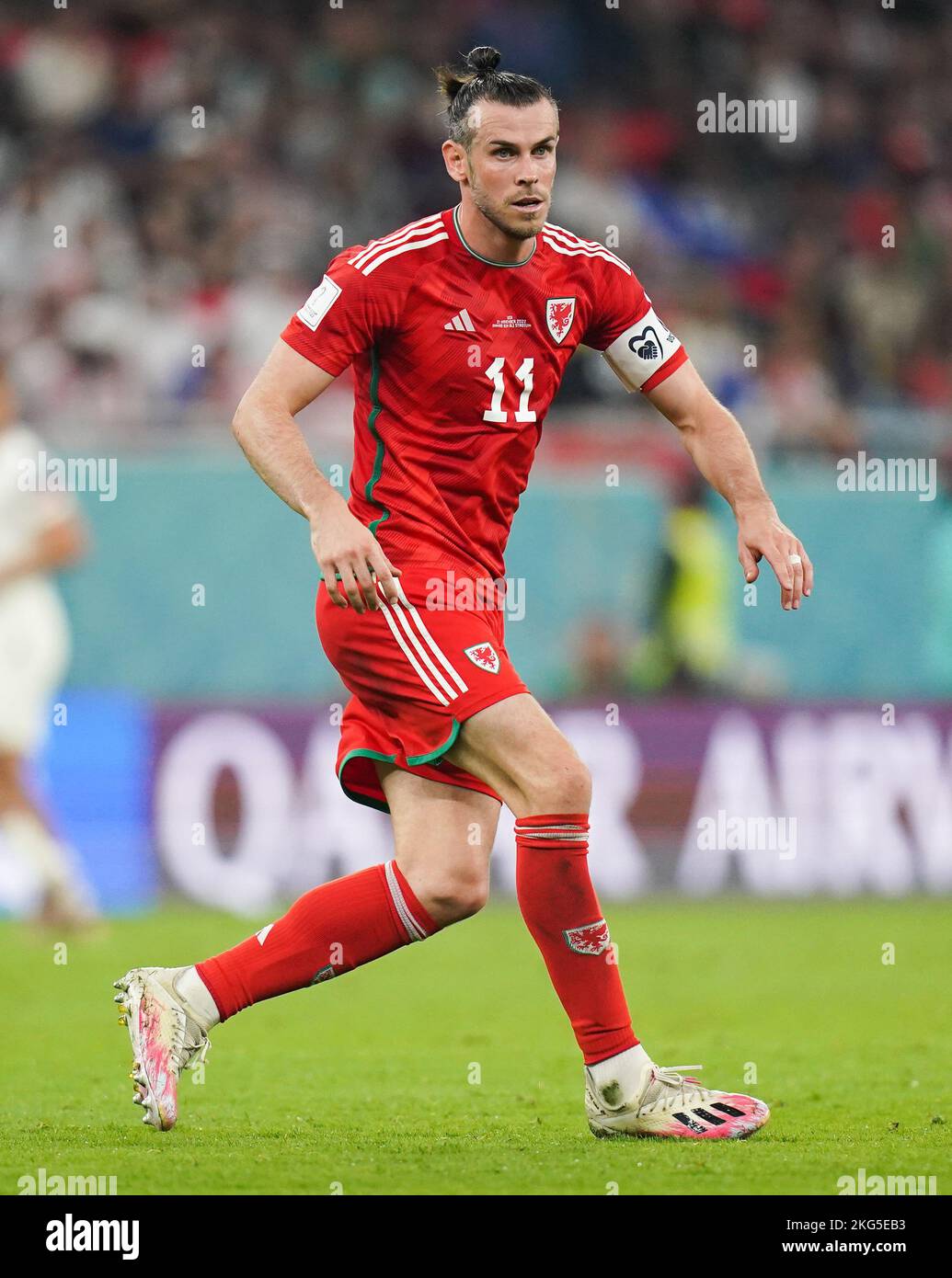 Wales' Gareth Bale during the FIFA World Cup Group B match at the Ahmad ...