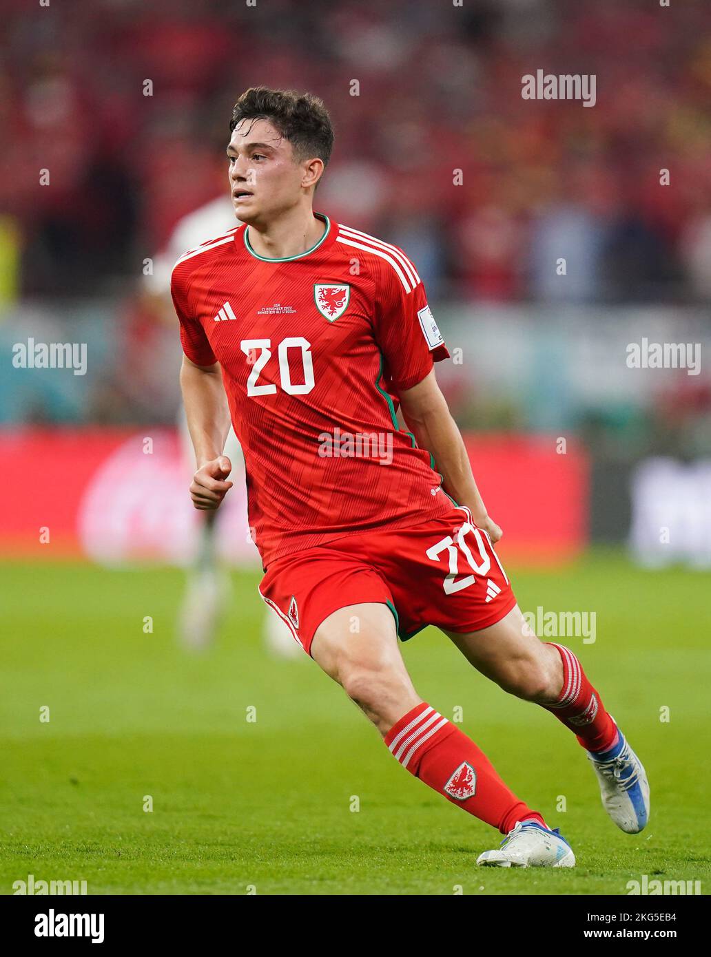 Wales' Daniel James during the FIFA World Cup Group B match at the ...
