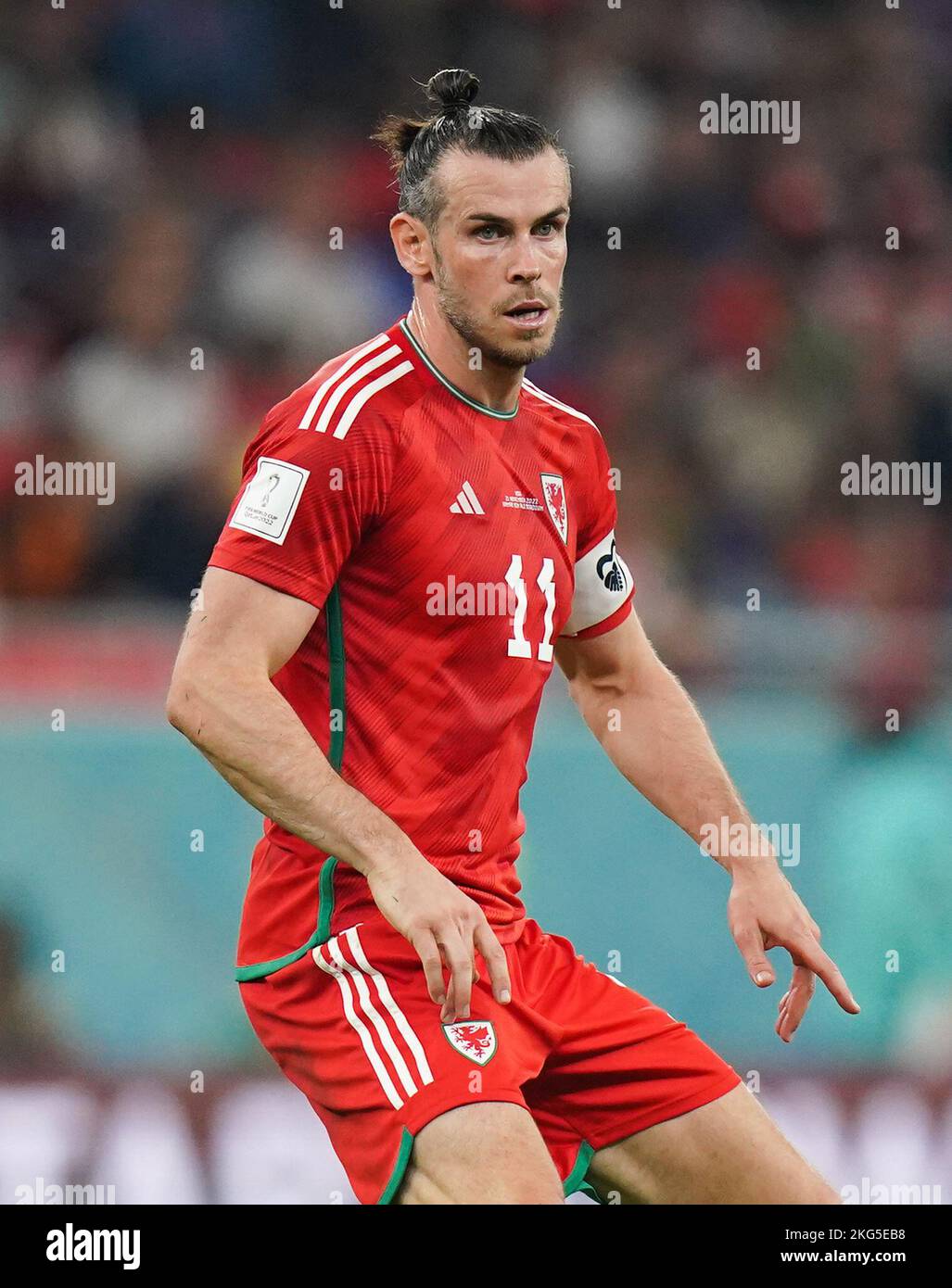 Wales' Gareth Bale during the FIFA World Cup Group B match at the Ahmad ...