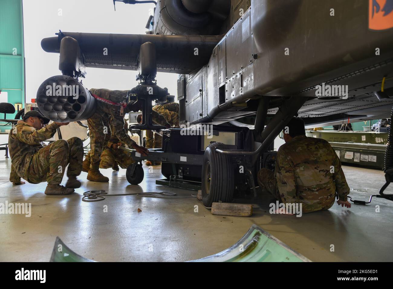 U.S. Soldiers with 1-3rd Attack Battalion (1-3 AB), 12th Combat ...