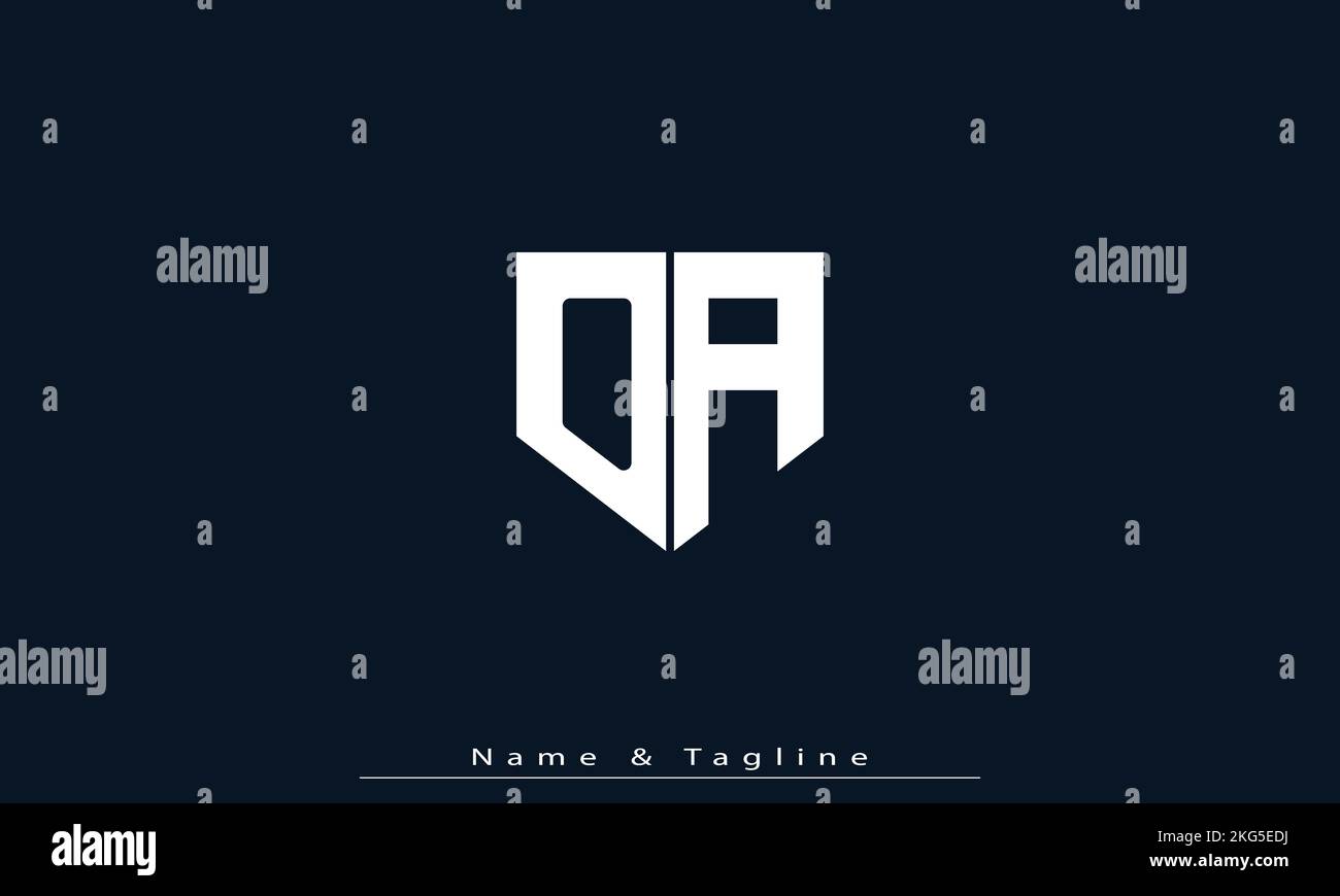 Alphabet letters Initials Monogram logo NA , AN Stock Vector Image ...