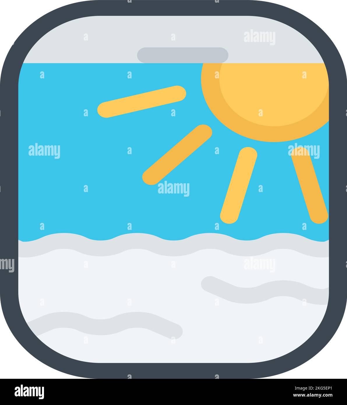 beach and camping icons, sun sea Stock Vector Image & Art - Alamy