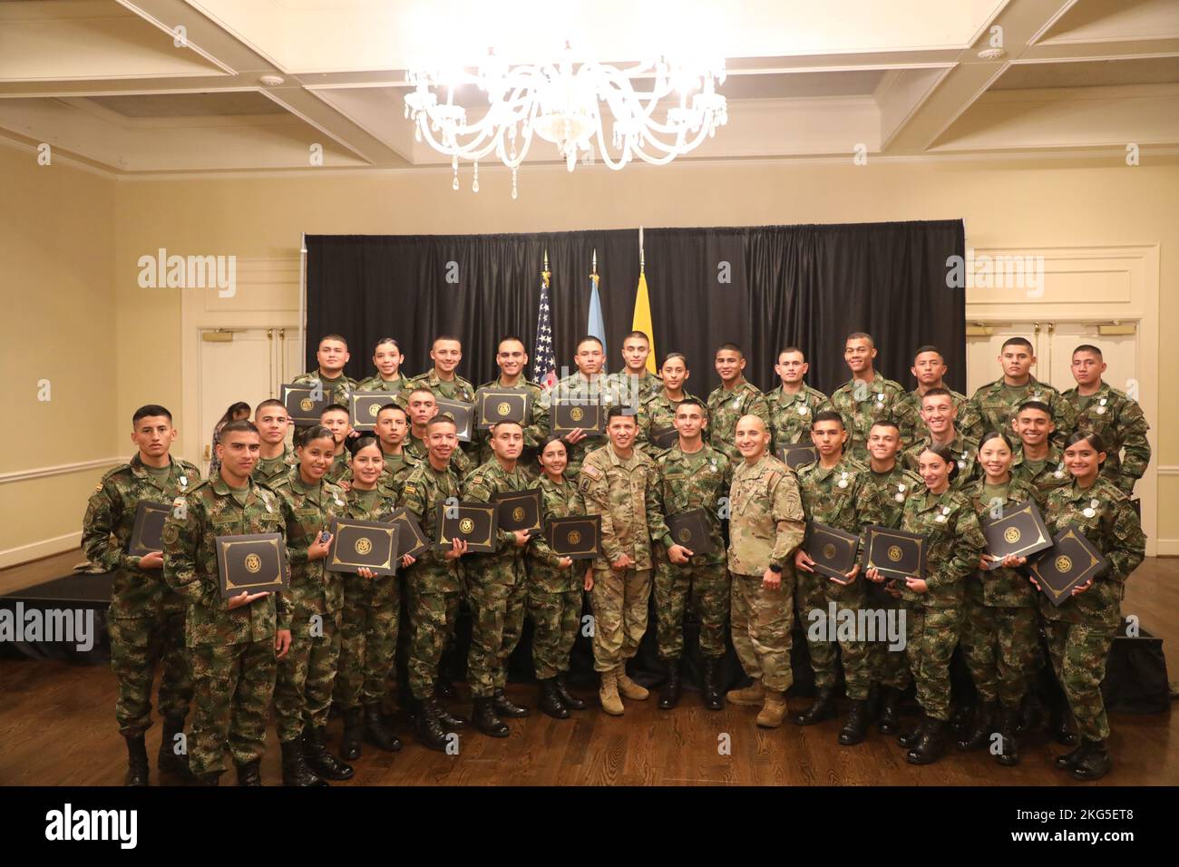 On Tuesday, 32 Dragoneers (DG) from the Colombian Army Noncommissioned ...