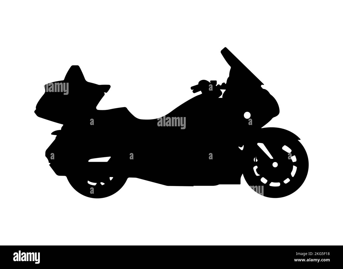 A simple motorcycle icon isolated on a white background Stock Vector ...