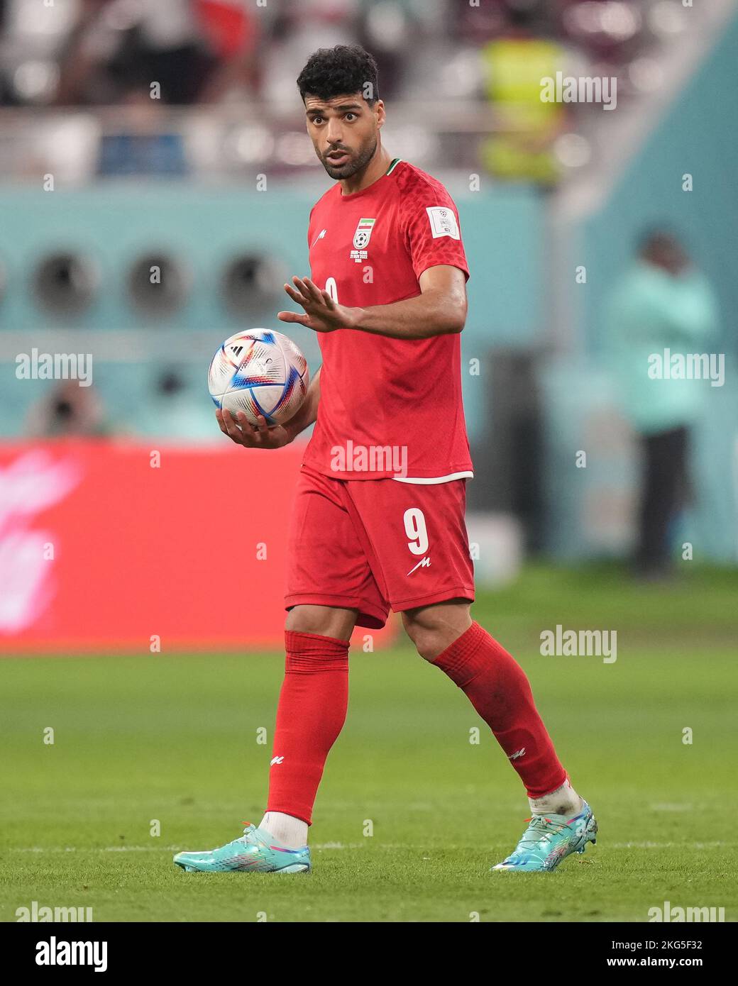 Taremi of Iran celebrates his goal during the Qatar 2022 World Cup ...