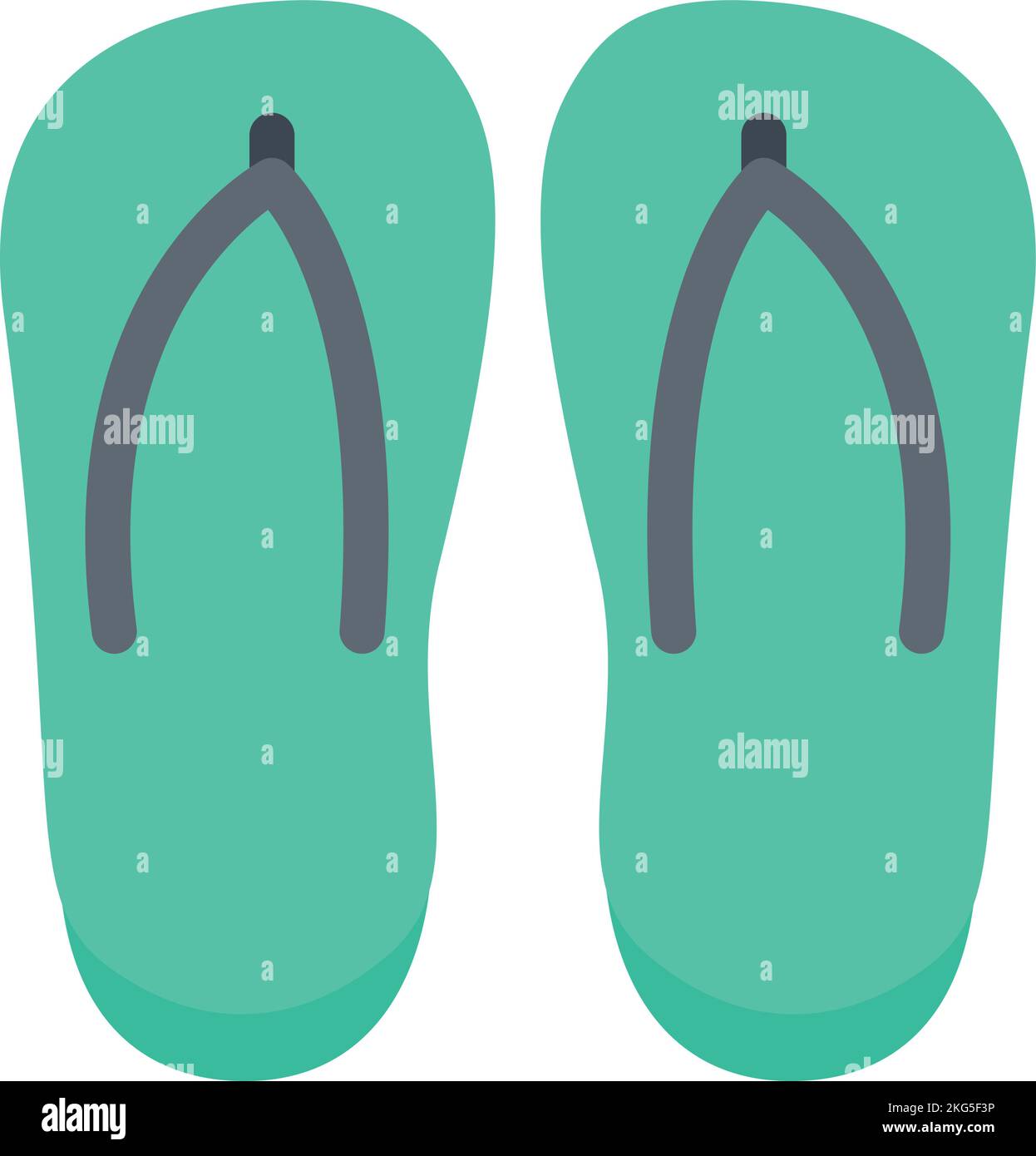 beach and camping icons, flip flops Stock Vector Image & Art - Alamy