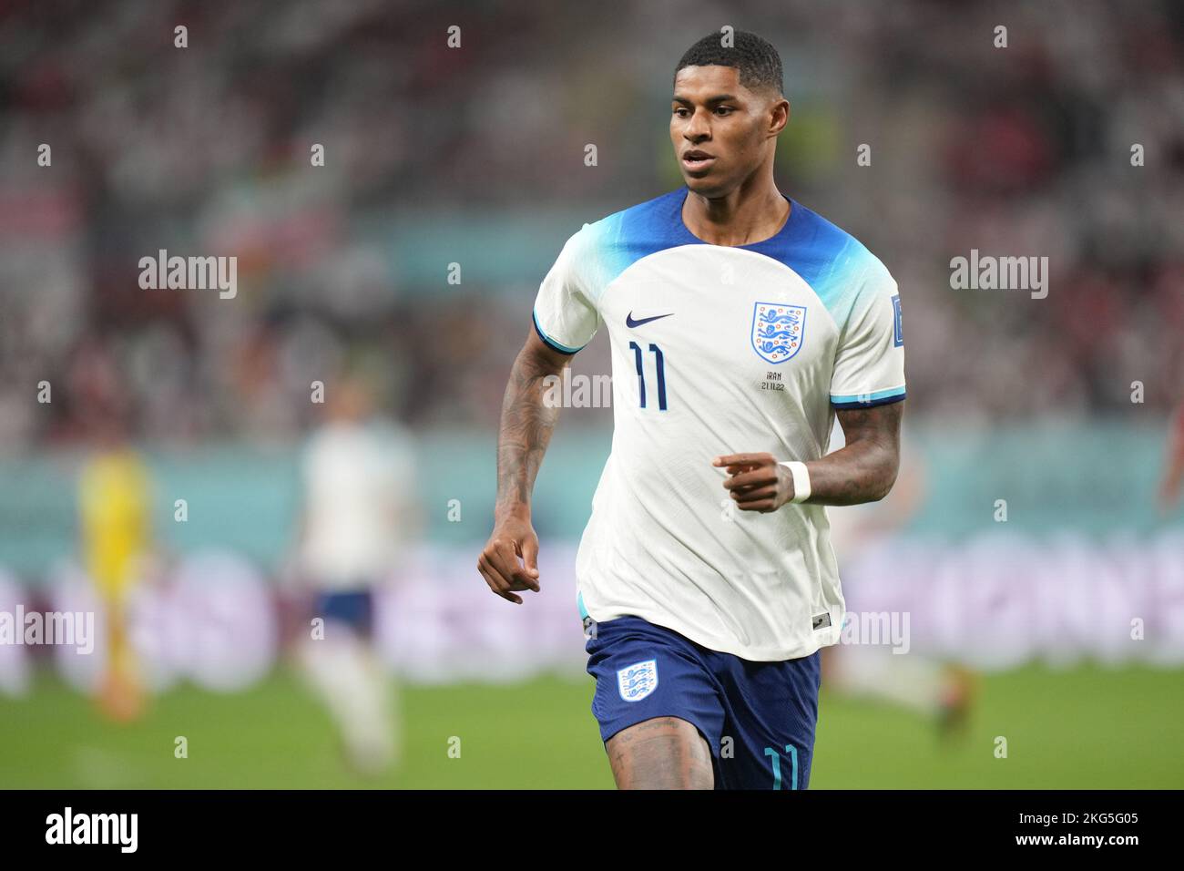 Marcus Rashford of England during the Qatar 2022 World Cup match, group ...