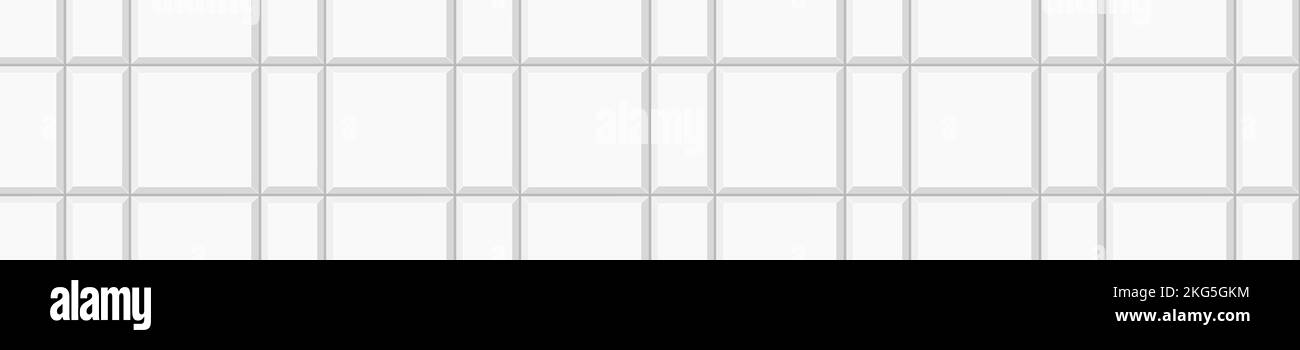 White alternating tile mosaic surface. Causeway layout. Stone or ...