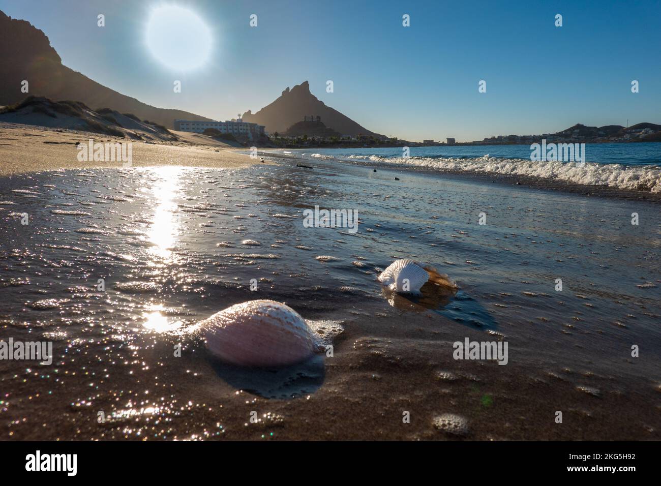 Beach San Carlos Mexico Stock Photo - Alamy