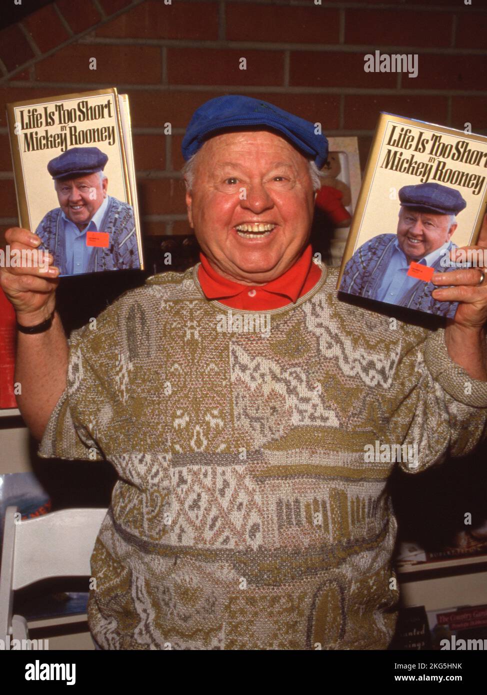 Mickey Rooney at a signing for his new book, Life is Too Short n Los ...