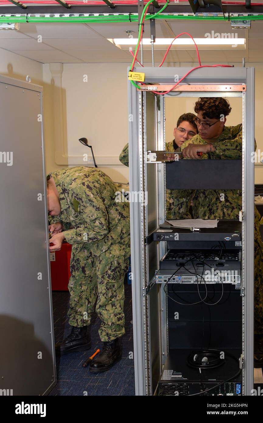 Cryptologic Technician Maintenance students assembled and tested a ...