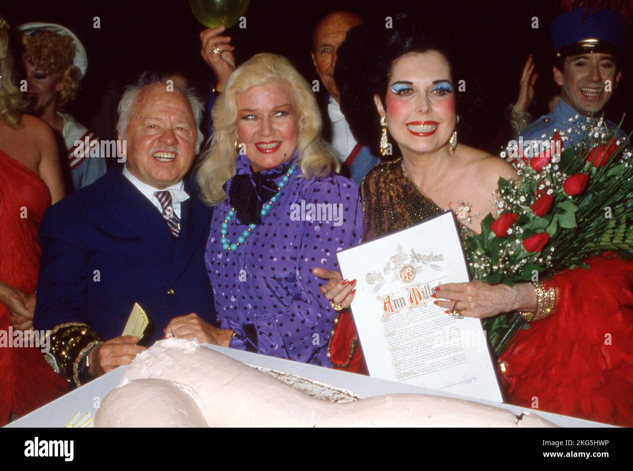 Mickey Rooney with Ginger Rogers and Ann Miller Circa 1980's Credit: Ralph Dominguez/MediaPunch ...