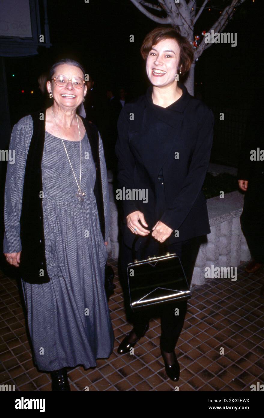 Jennifer Tilly and mother Patricia Tilly at the Angie Screening at Avco ...