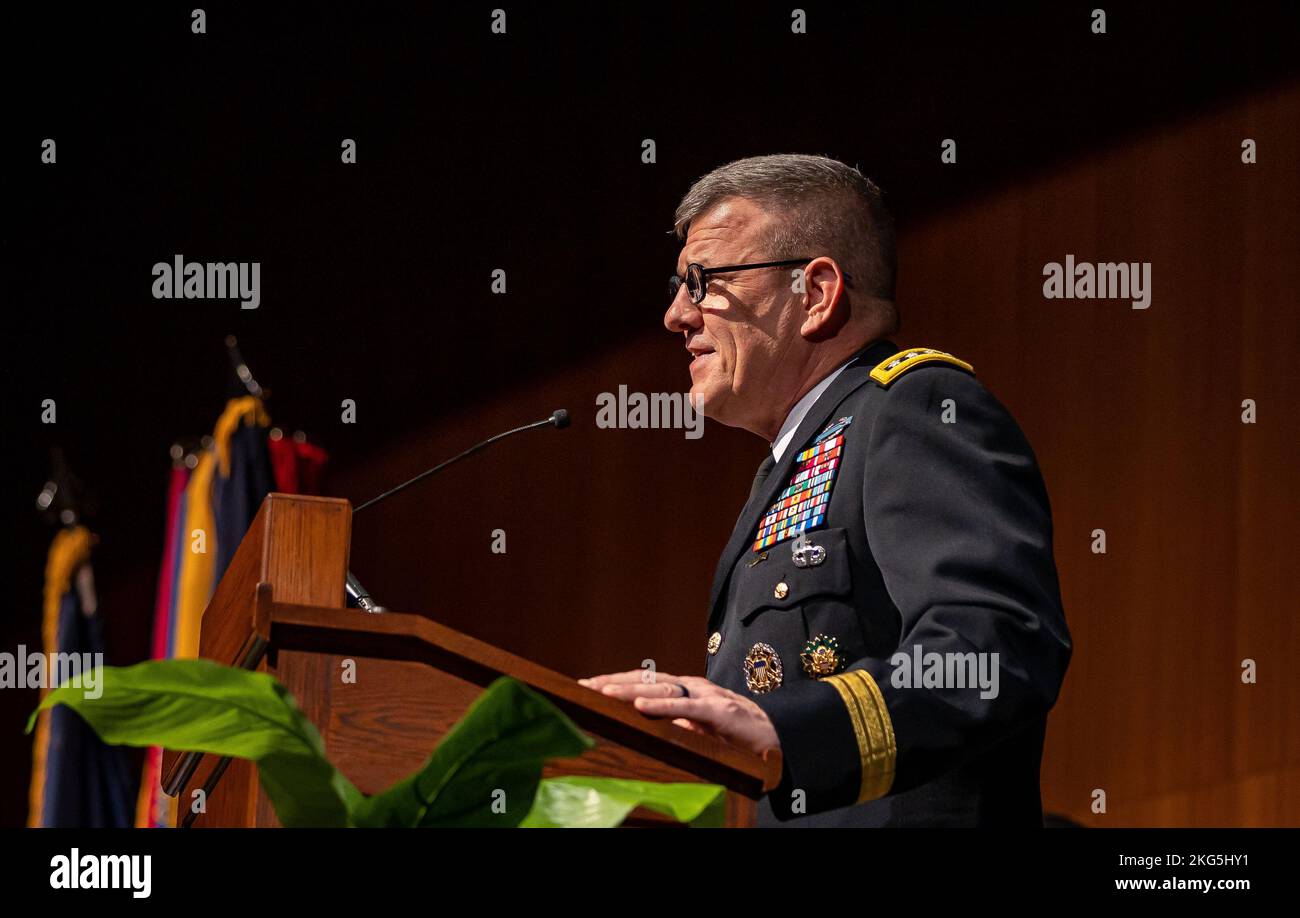 Gen James E. Rainey accepts the position of Commanding General for Army Futures Command on ...