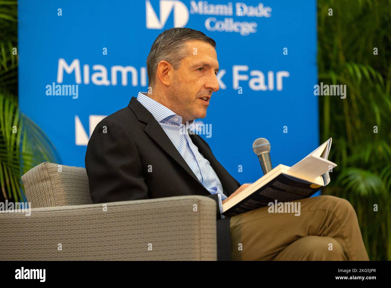 MIAMI, FL-NOV 20: Dr. Mikkael Sekeres is seen during the Miami Book ...