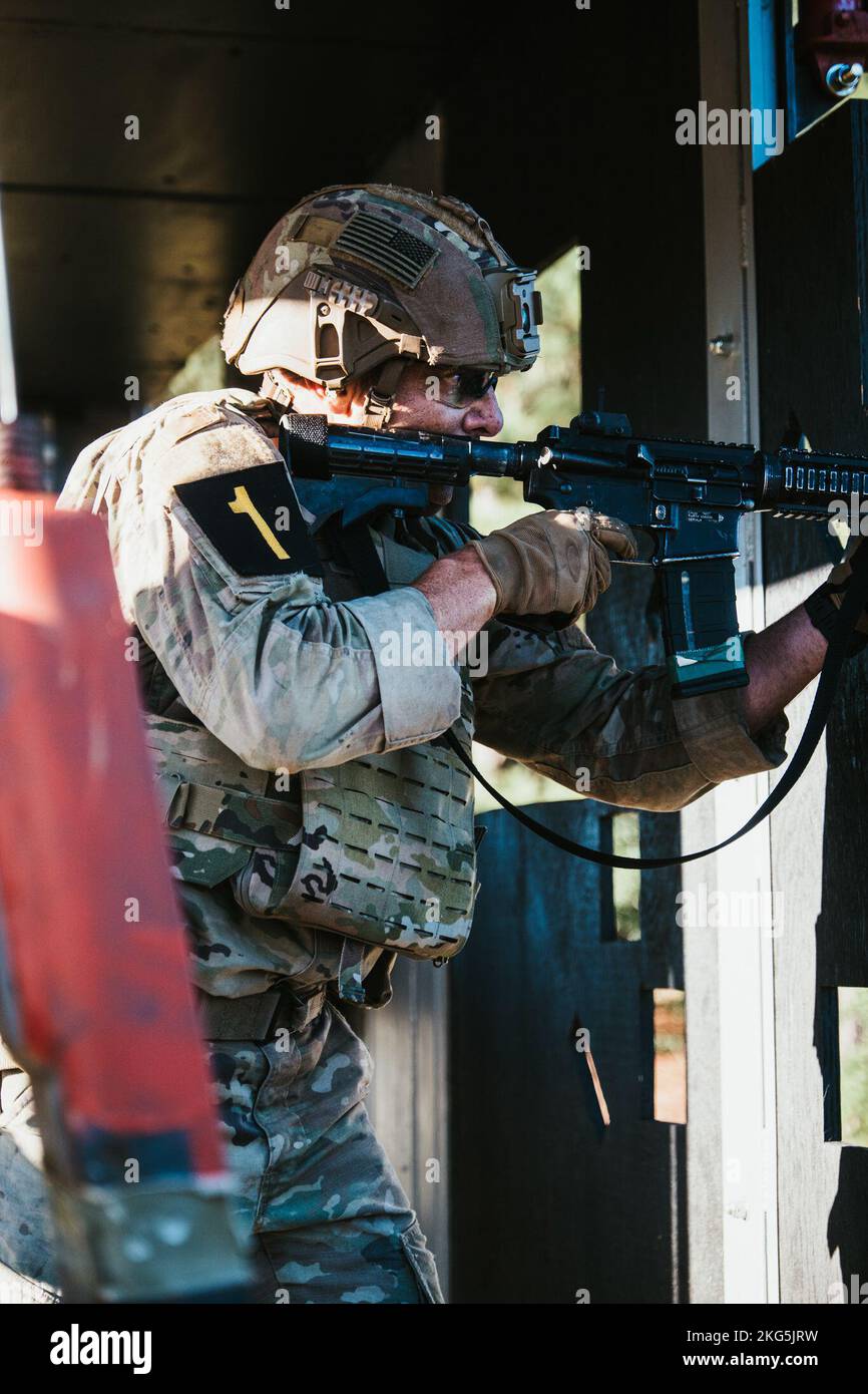 Sgt. 1st Class Brandon W. Rodriguez, representing U.S. Army Forces ...