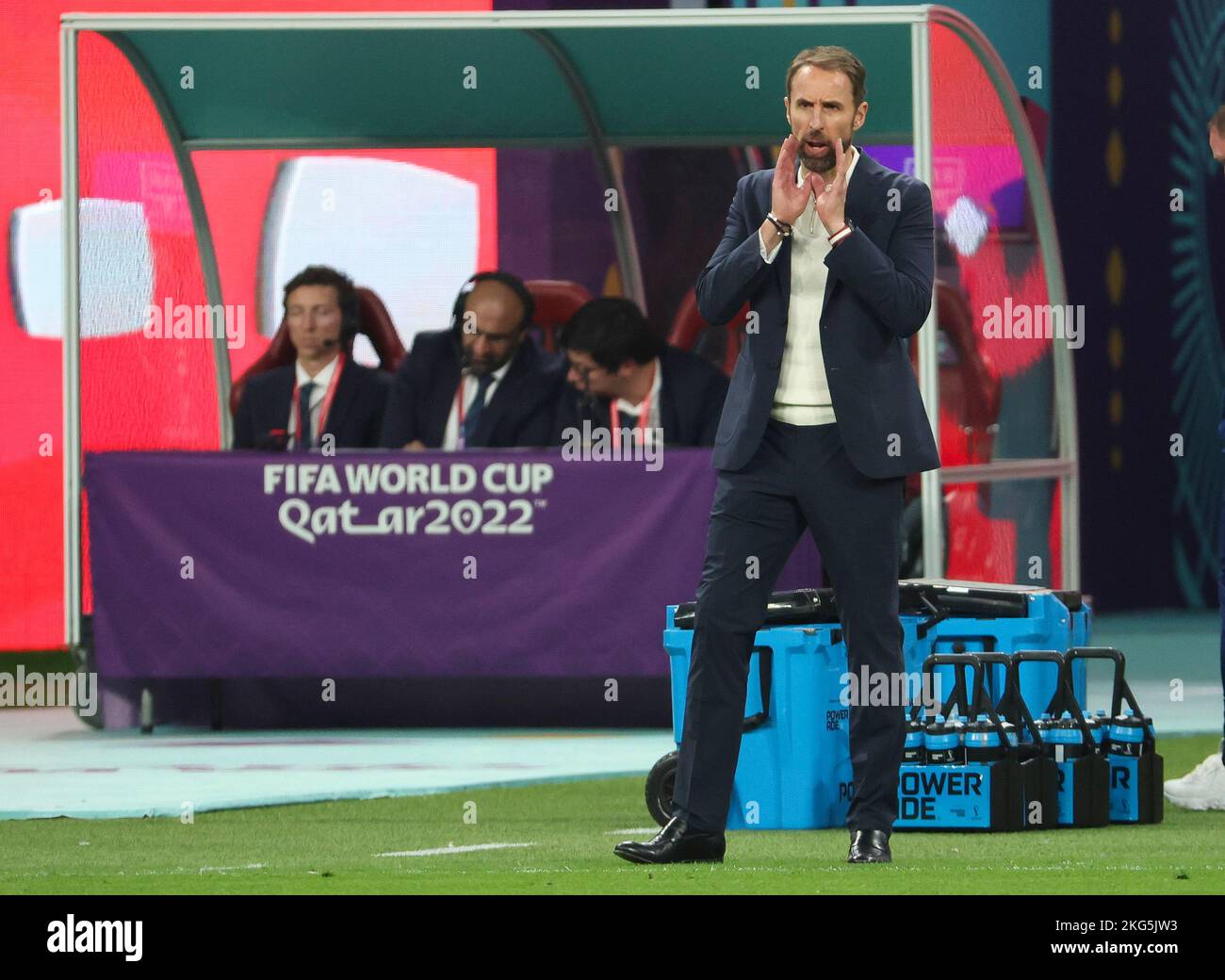 Coach of England Gareth Southgate during the FIFA World Cup 2022, Group ...