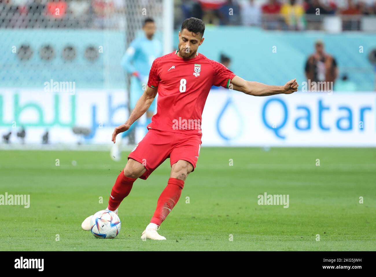 Morteza Pouraliganji of Iran during the FIFA World Cup 2022, Group B ...