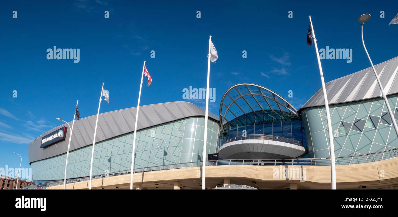 Street scenes in the port city of Liverpool seen here from the M&S Bank ...