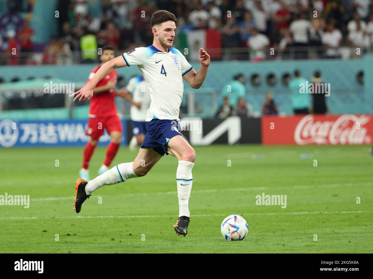 Declan Rice of England during the FIFA World Cup 2022, Group B football ...