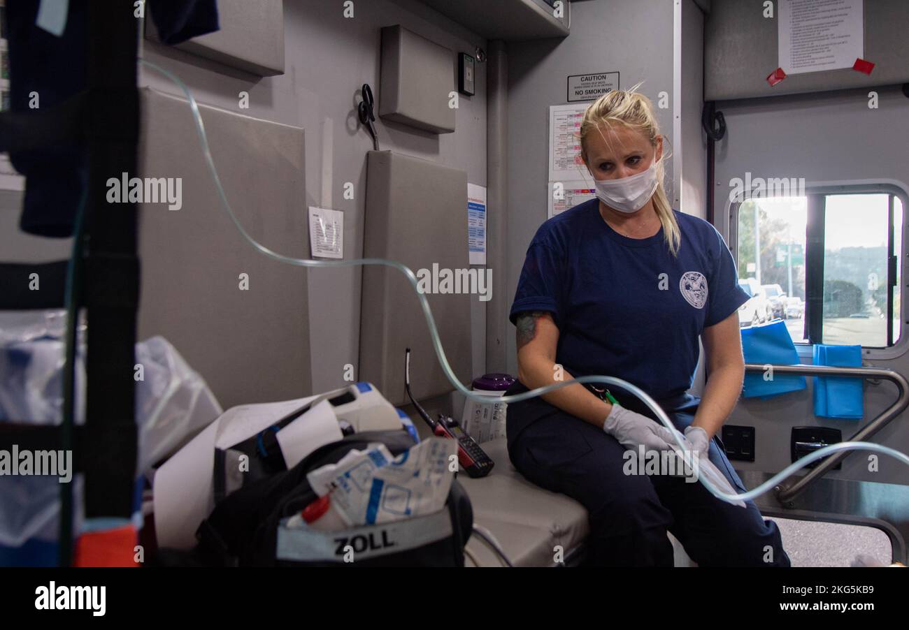 American ambulance fleet hi-res stock photography and images - Alamy