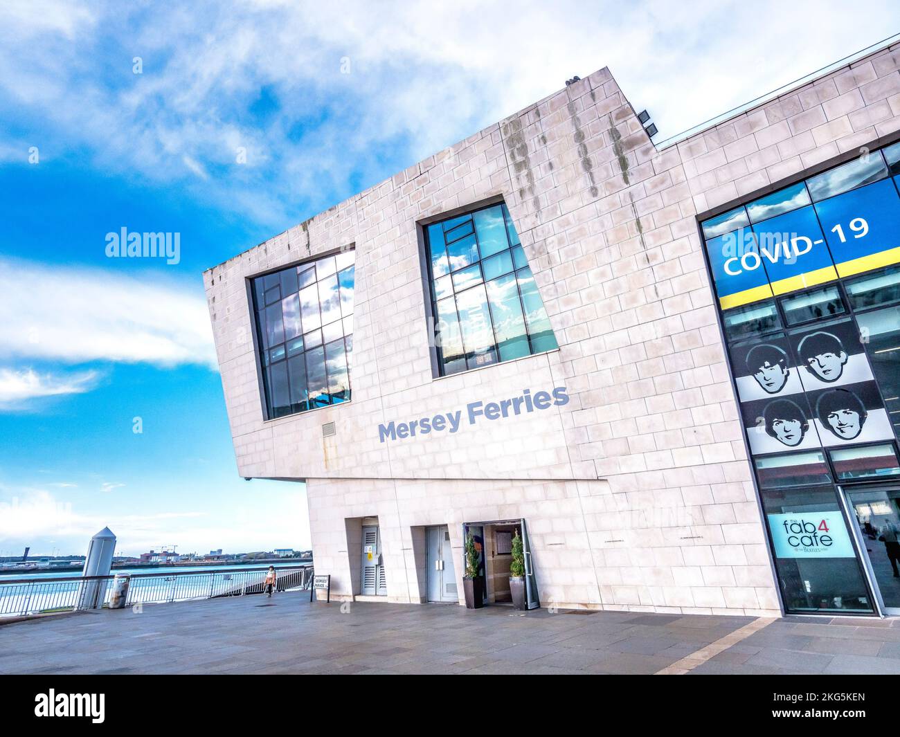 Street scenes in the port city of Liverpool seen here at Pier Head ...