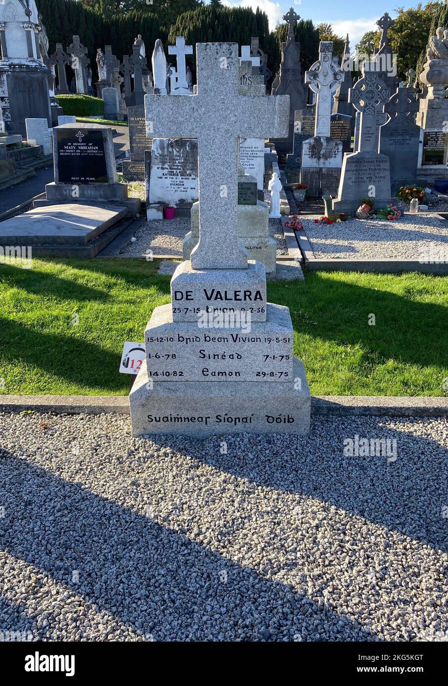 Glasnevin devalera 1 jpg hi-res stock photography and images - Alamy