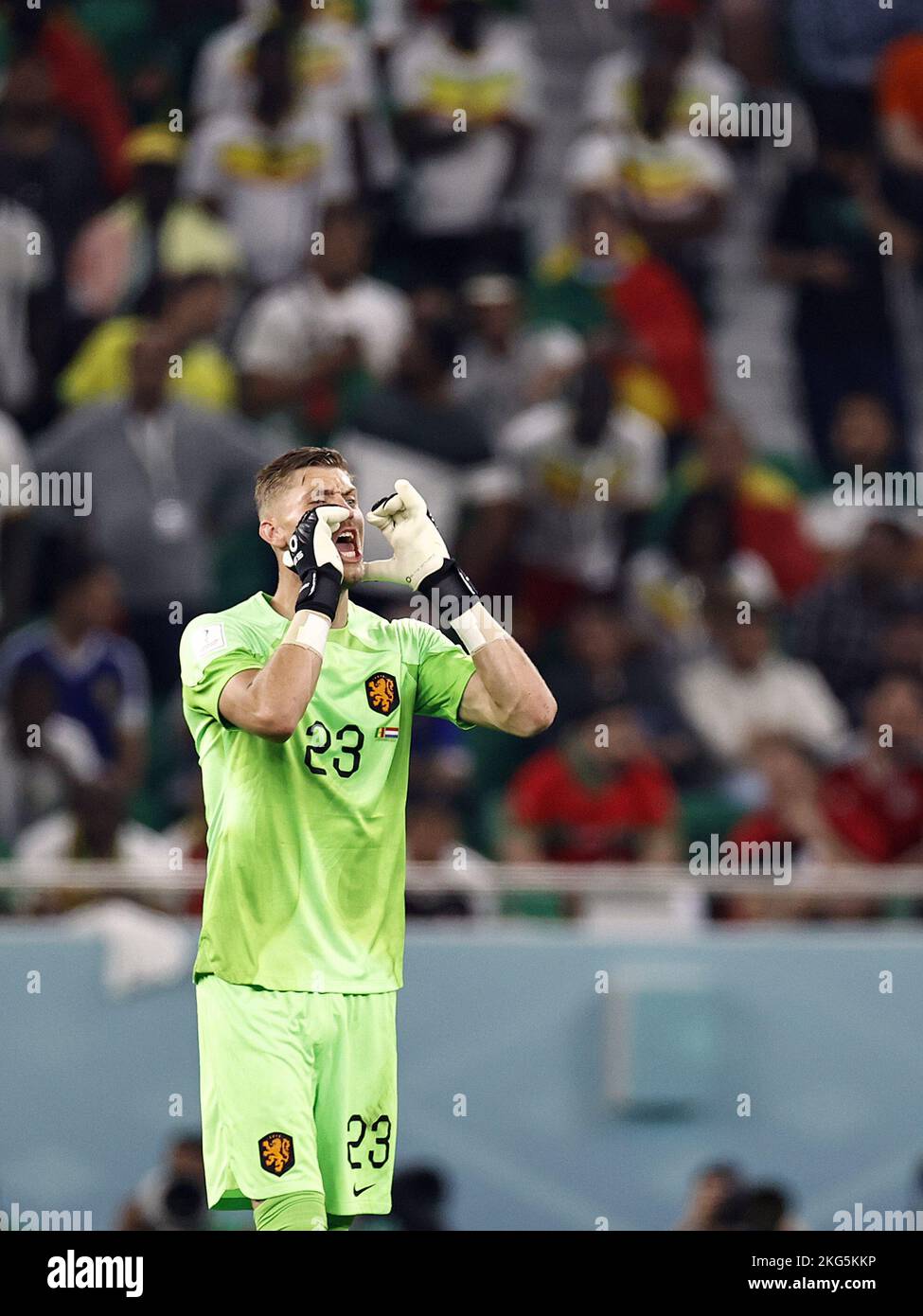 Doha, Qatar. 21st Nov, 2022. DOHA - Holland goalkeeper Andries Noppert ...