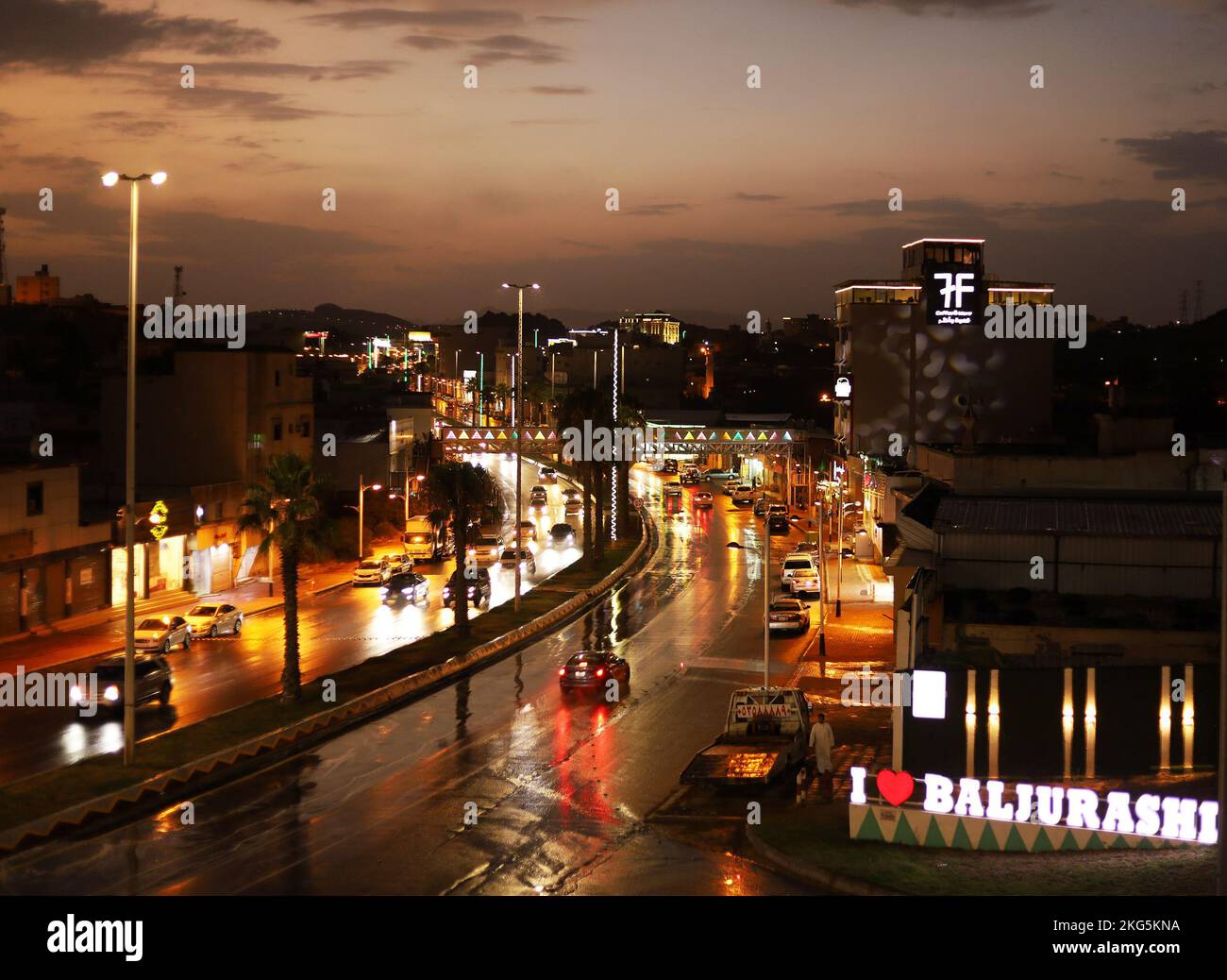 Baljurashi , Al Bahah Region, Saudi Arabia. 15 Jul 2022 Biljurashi city ...