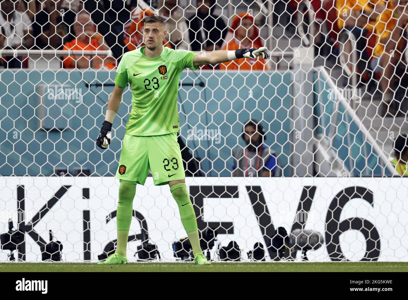 Doha, Qatar. 21st Nov, 2022. DOHA - Holland goalkeeper Andries Noppert ...