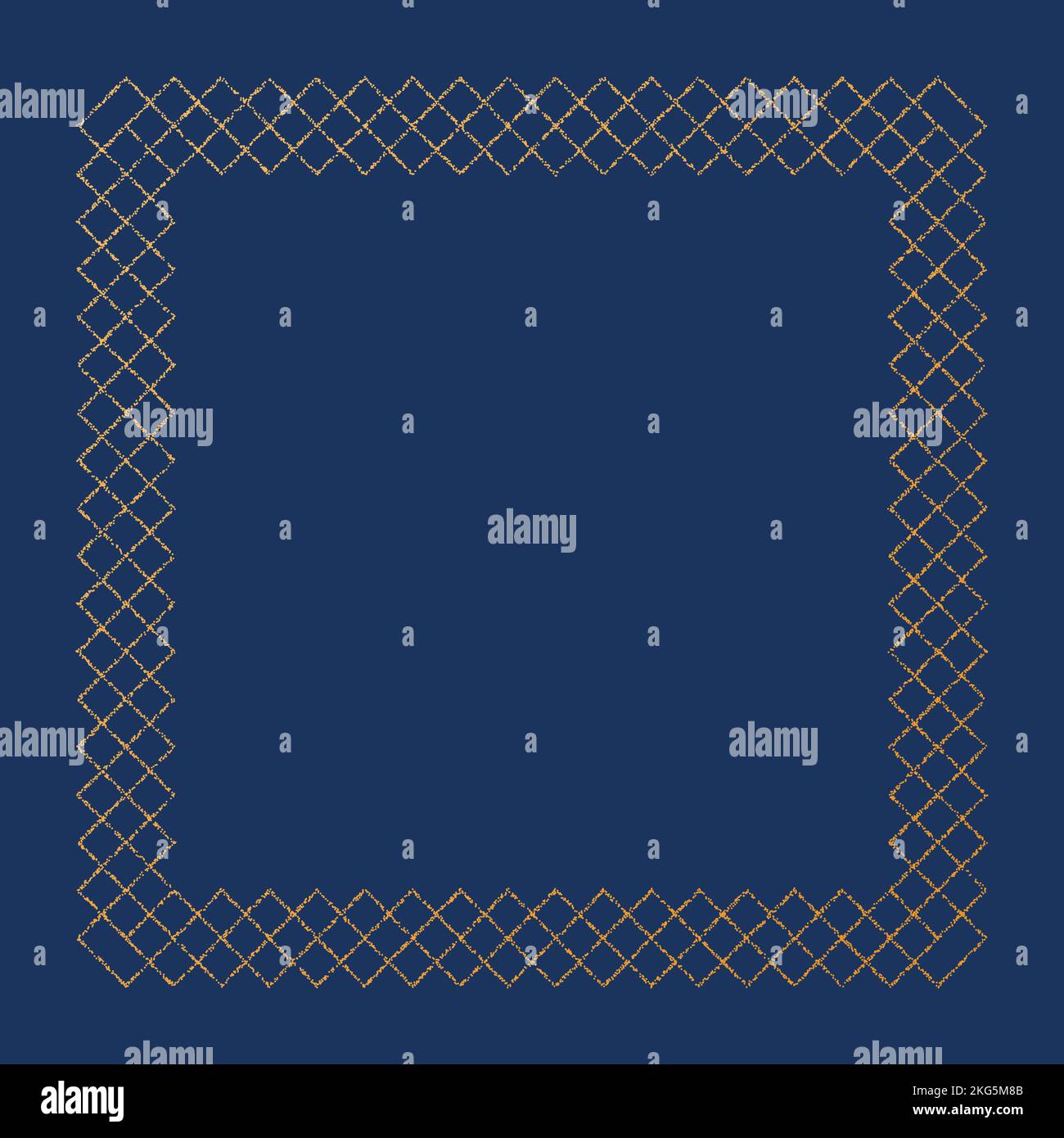 Gold geometric frame. Golden foil embossed border with shining effects ...