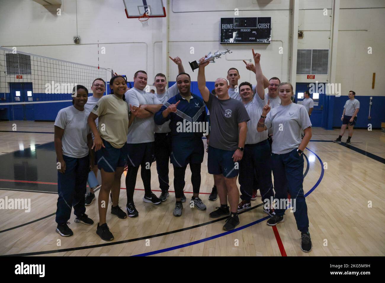 Members of Airman Leadership School (ALS) Class 22-G pose in ...
