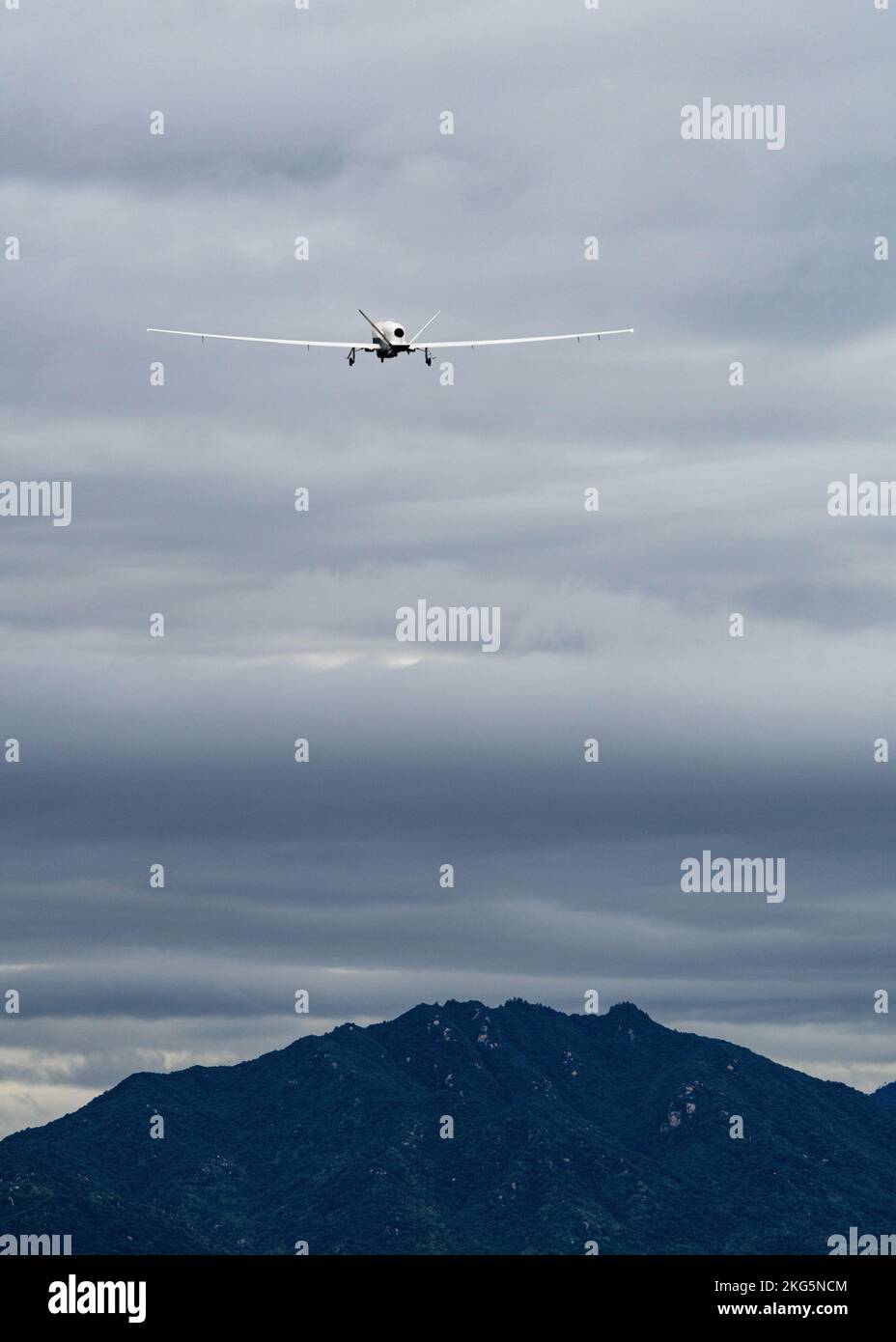 A U.S. Navy MQ-4C Triton with Unmanned Patrol Squadron 19 (VUP-19 ...