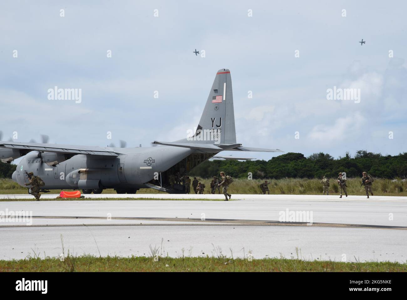 U.S. Airmen from the 822nd Base Defense Squadron and 23rd Security ...