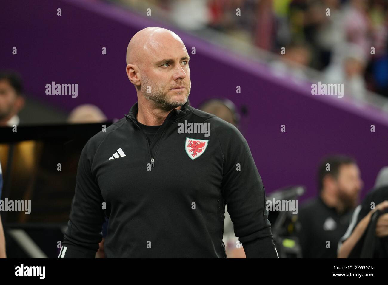 Al Rayyan, Qatar. 21st Nov, 2022. Rob Page head coach (WAL) Football ...
