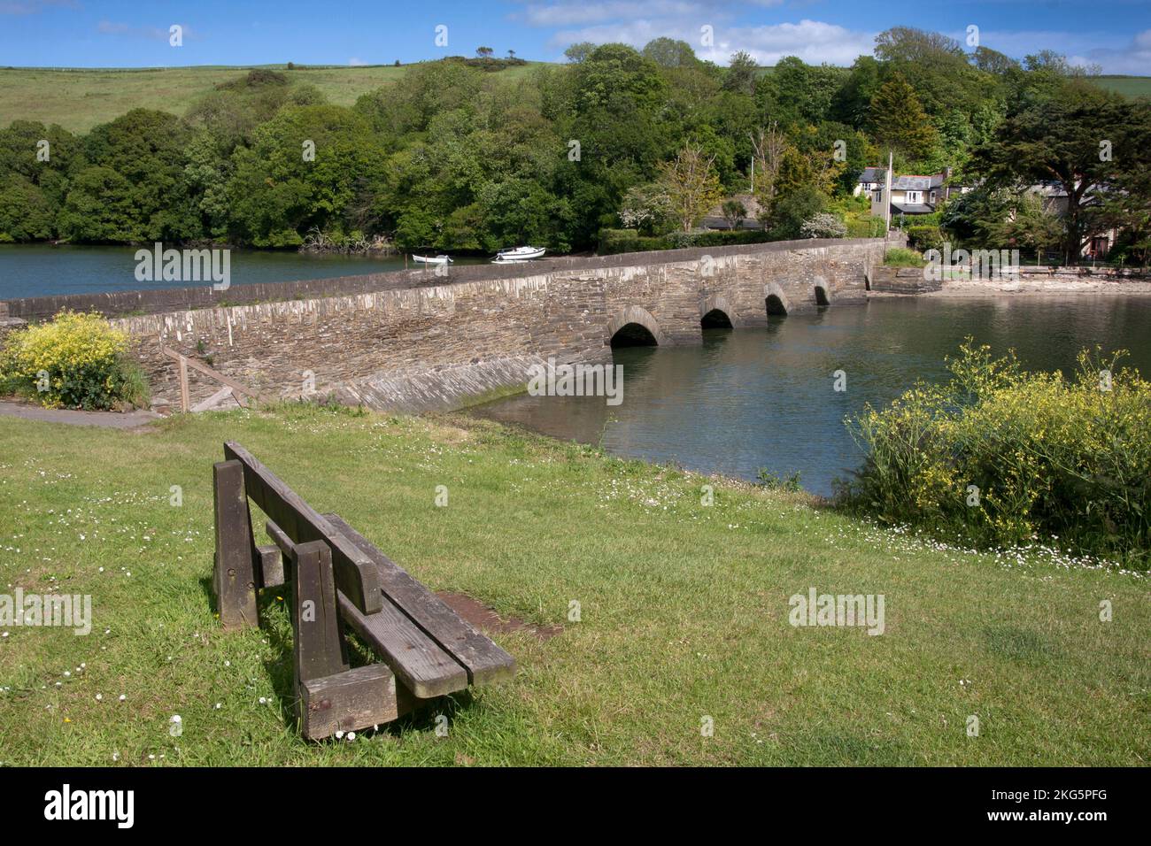 New Bridge, Bowcombe Tidal Creek, Southvillle, Kingsbridge estuary ...