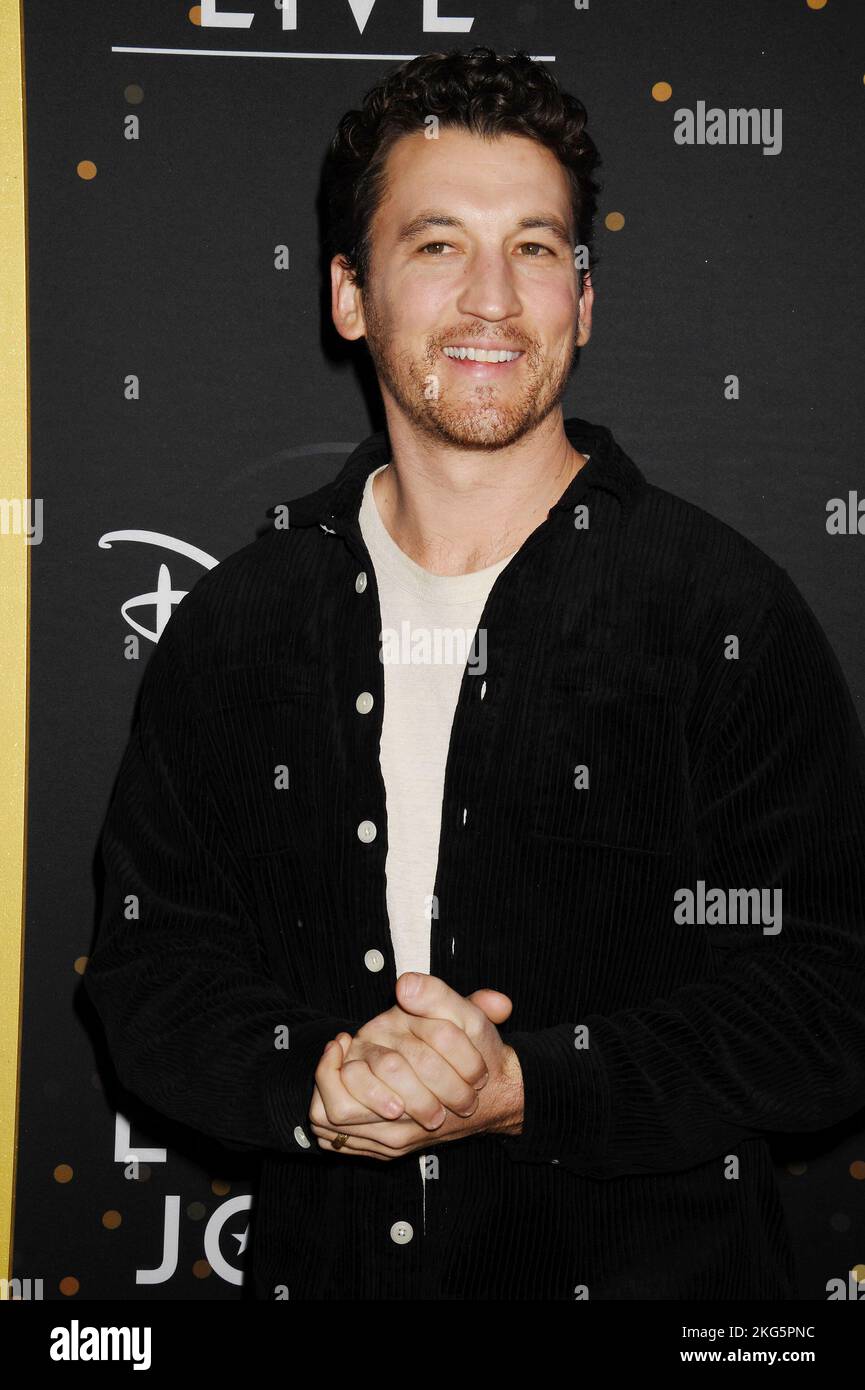 Los Angeles, California, USA. 20th Nov, 2022. Miles Teller attends the ...